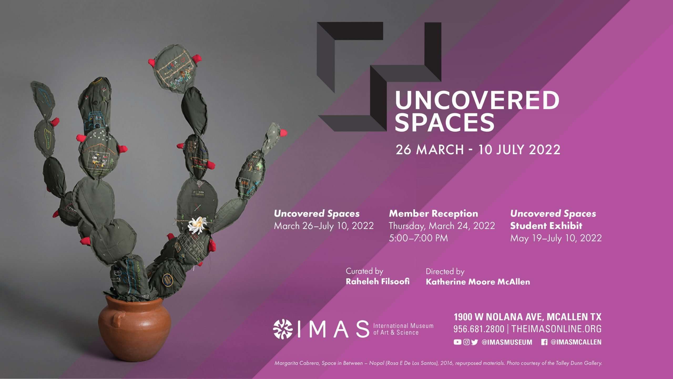 RSVP for Uncovered Spaces Reception - IMAS