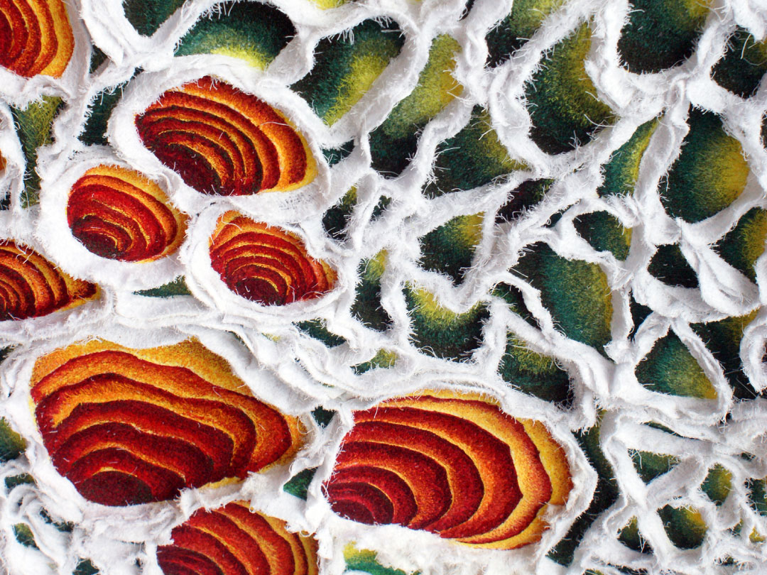 Microscape Quilt Exhibit Captures Microscopic Wonders - IMAS