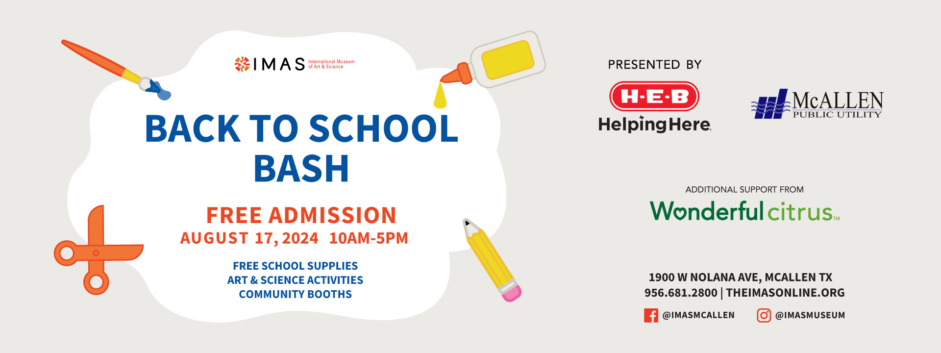 Back to School Bash - IMAS